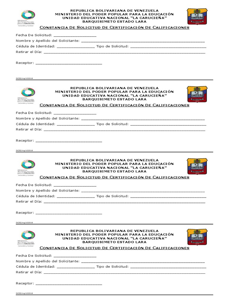 Constancia Solicitud NC | PDF | Control de acceso | Gobierno y personalidad