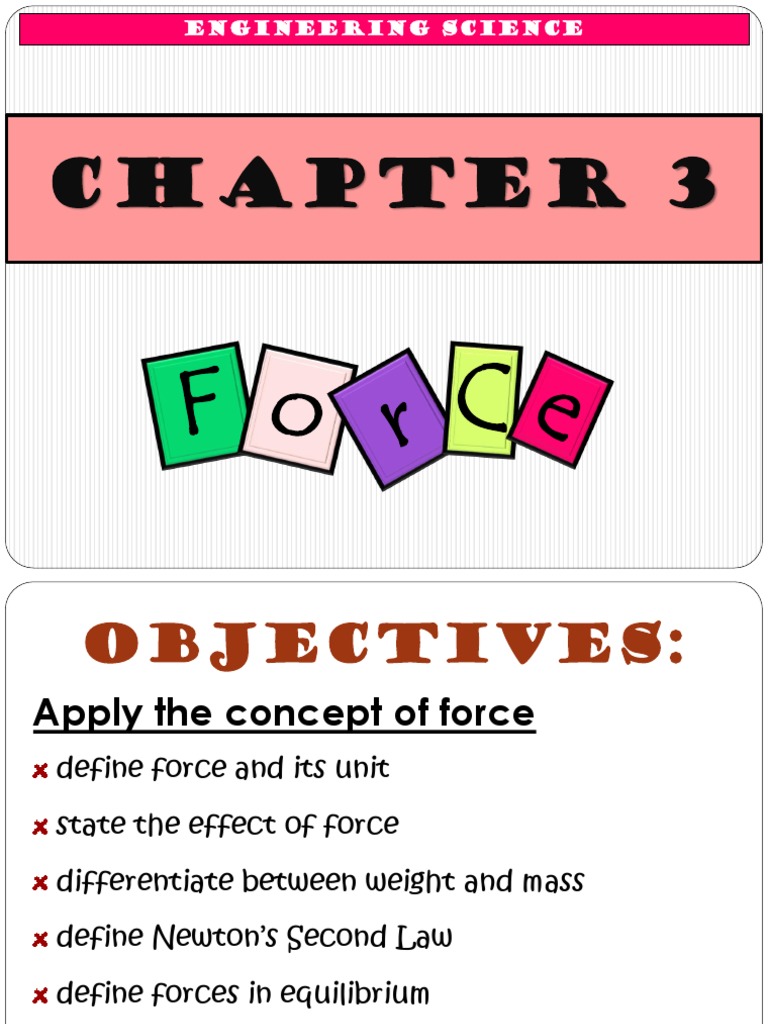 Unit 3 - Force | PDF