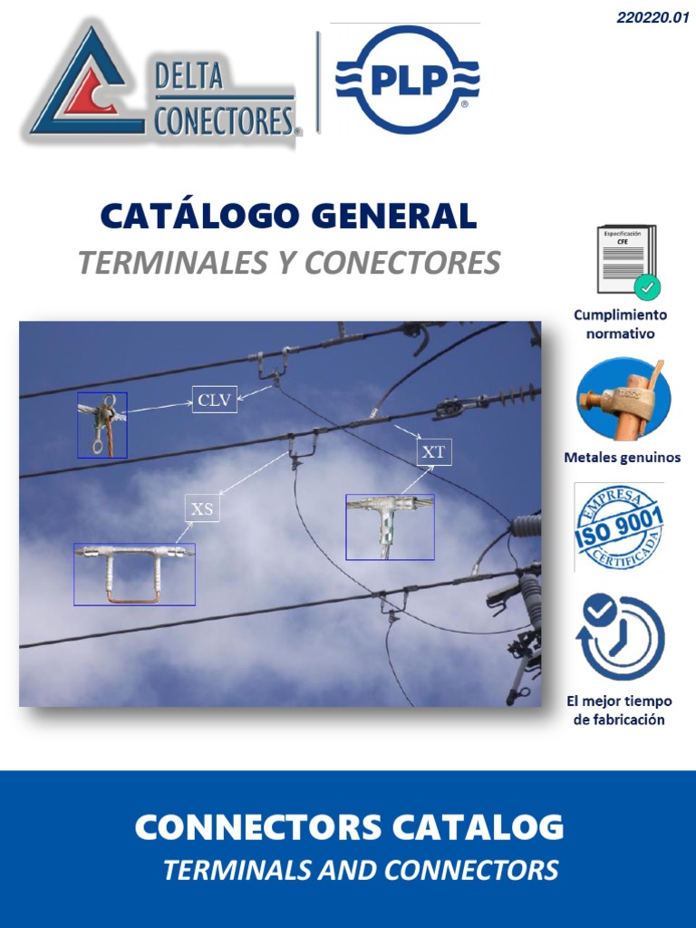 Catálogo general de terminales y conectores de Delta Conectores: Introducción al catálogo y ...