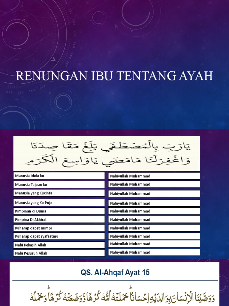 Renungan Ibu Tentang Ayah | PDF | Kesehatan Holistik