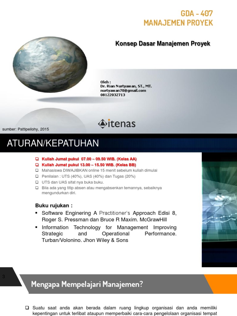 Manpro Itenas 1 | PDF