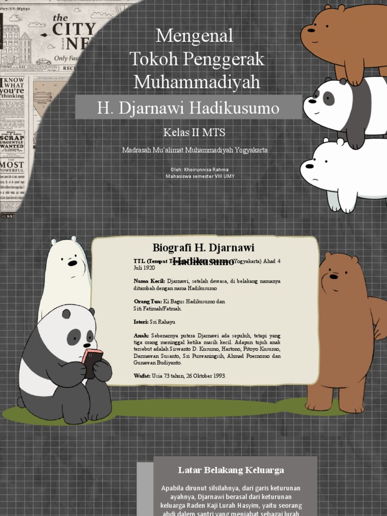 Kemuhammadiyahan MTS Kelas VIII Materi H. Djarnawi Hadikusumo | PDF