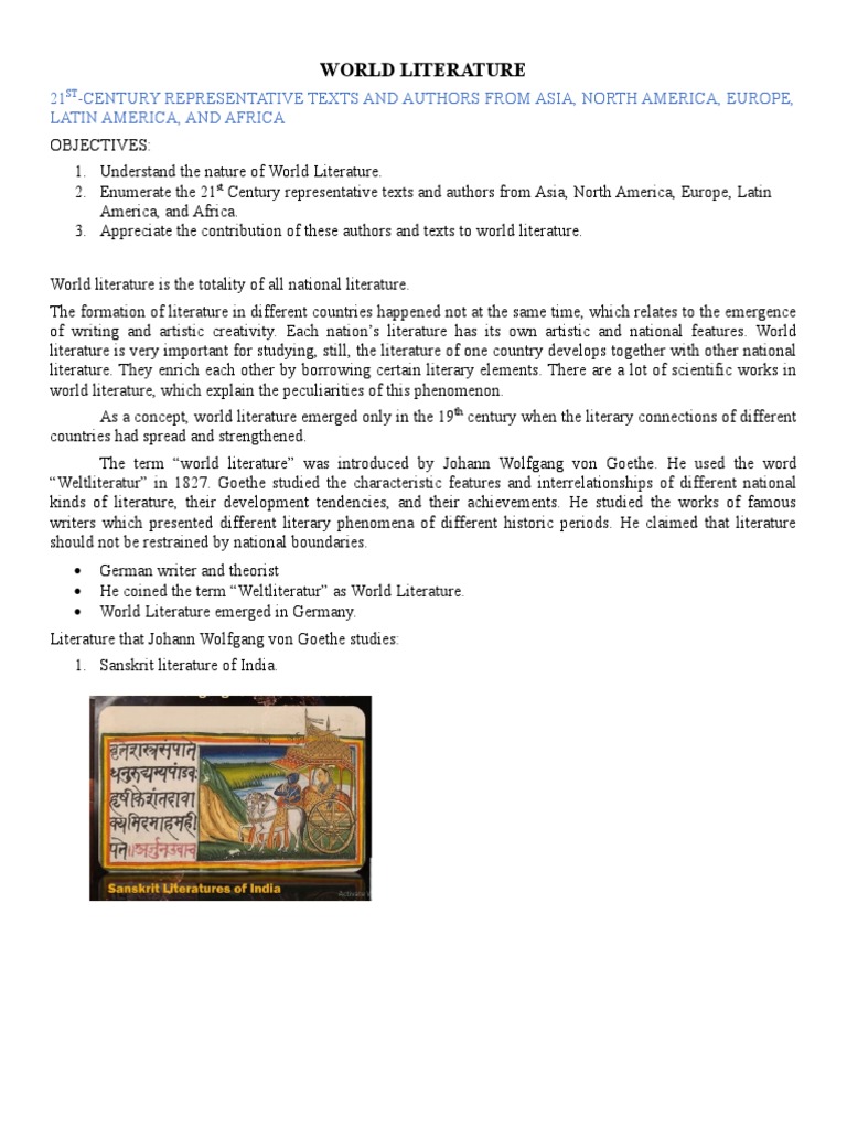 World Literature | PDF