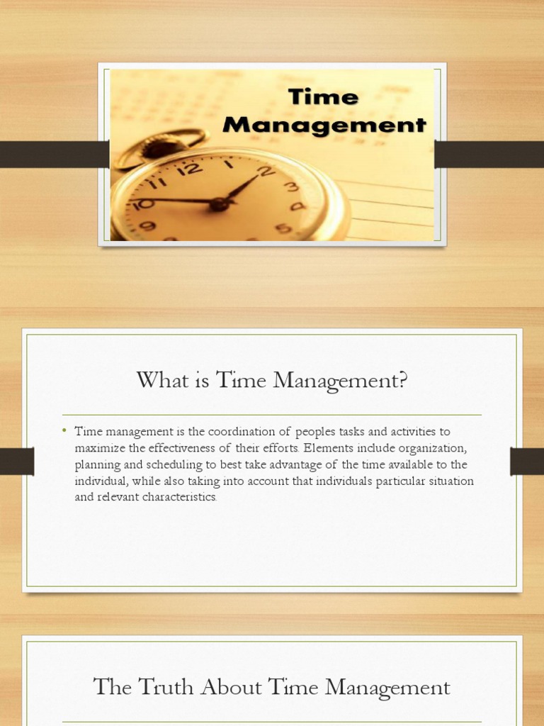 Time Management | PDF | Goal | Disciplines