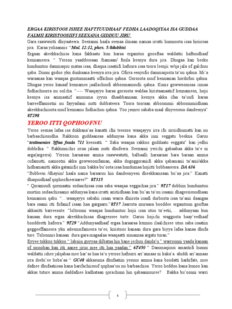 Rooba Boodaa | PDF