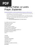 Our Father Prayer in Multiple Languages | PDF | Lord's Prayer ...