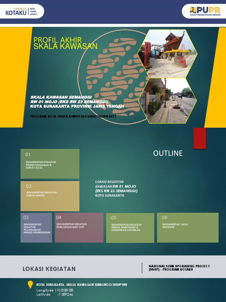 Profil Akhir Skala Kawasan Semanggi RW 23 Kota Surakarta OSP-2 Jateng Ok | PDF