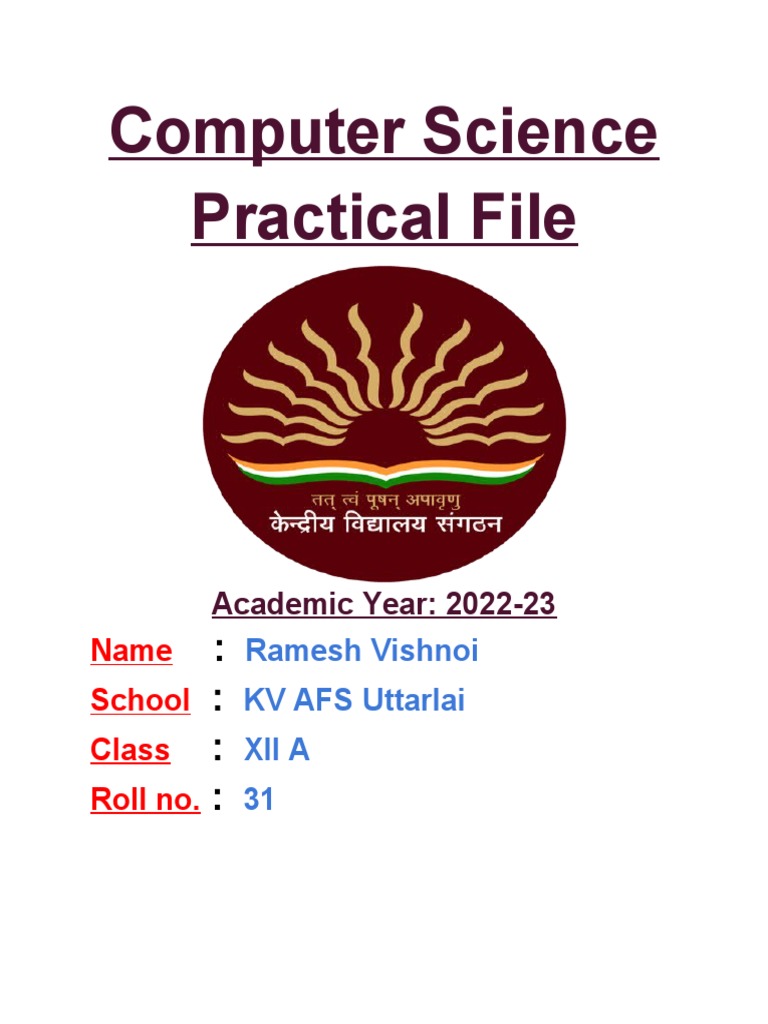 Python Programs For File Handling And Functions Pdf Programming Computer Program 