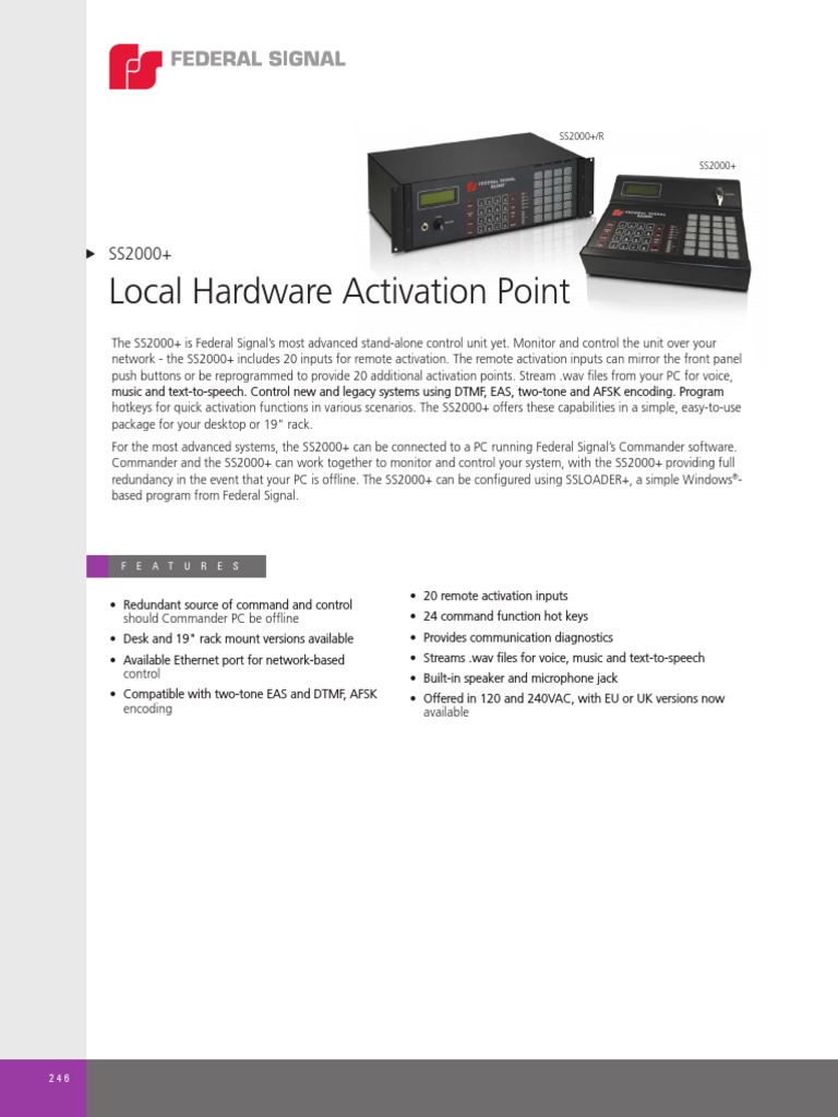 Local Hardware Activation Point: Features | PDF | Power Supply ...
