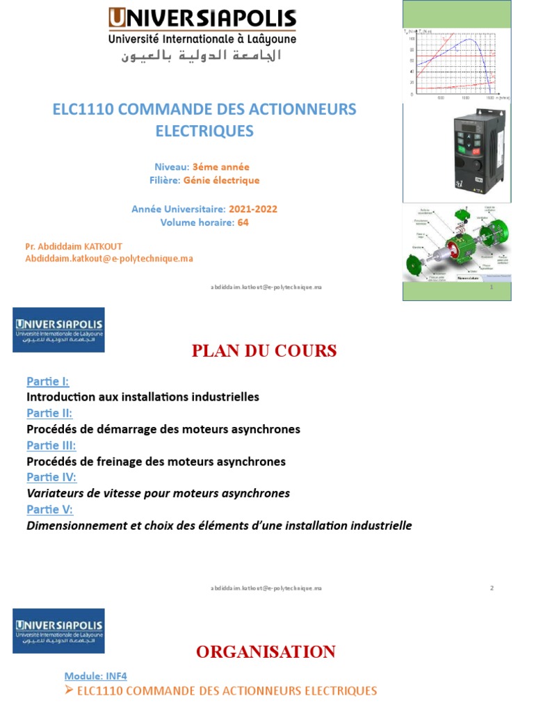 Commande Des Actionneurs Electriques 7 | PDF | Onduleur | Redresseur