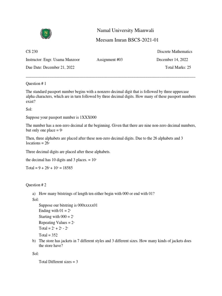 DM Assignment 3 Meesam | PDF | Vowel | Encodings