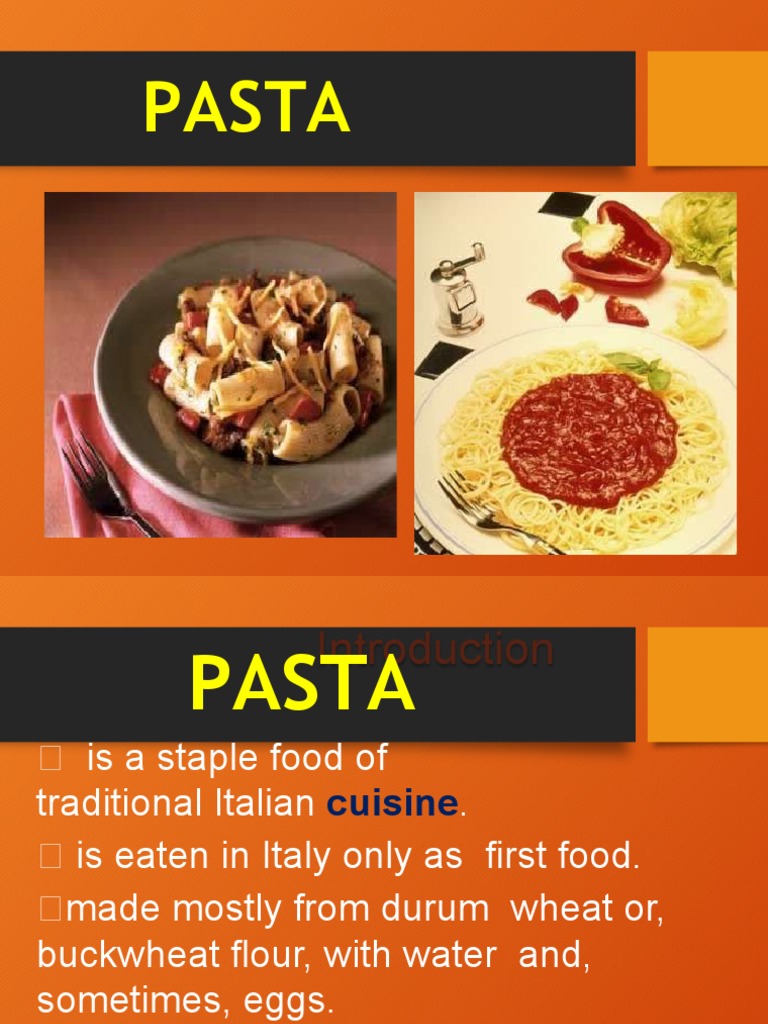 Types of Pasta | PDF | Pasta | Italian Cuisine