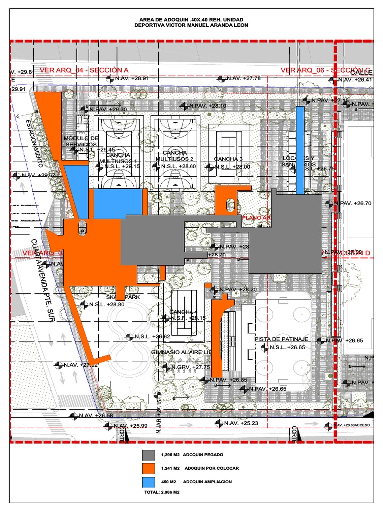Plano Area de Adoquines | PDF