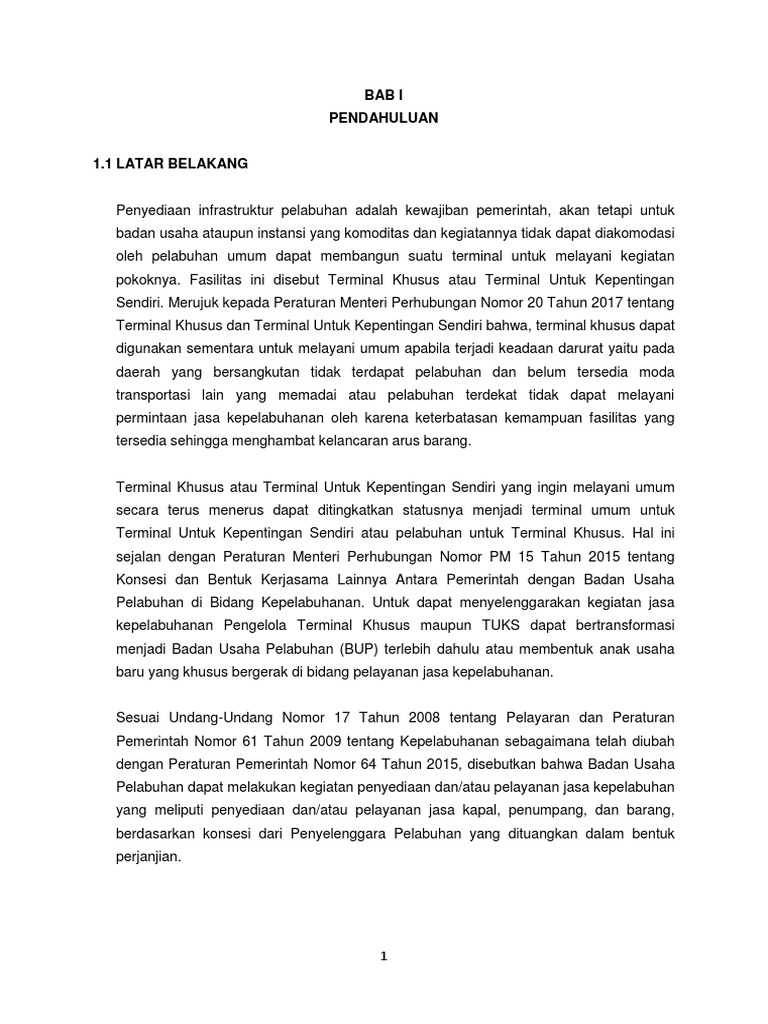 Juknis Konsesi Tersus-Tuks | PDF | Bisnis