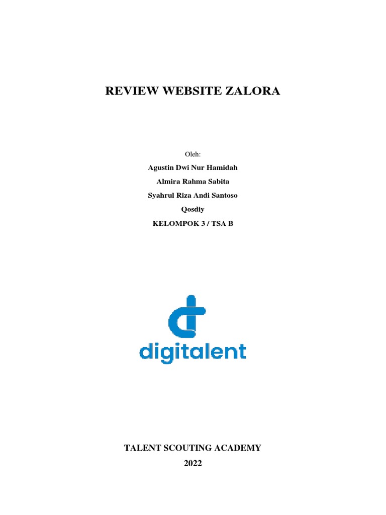Review Website Zalora | PDF | Komputer