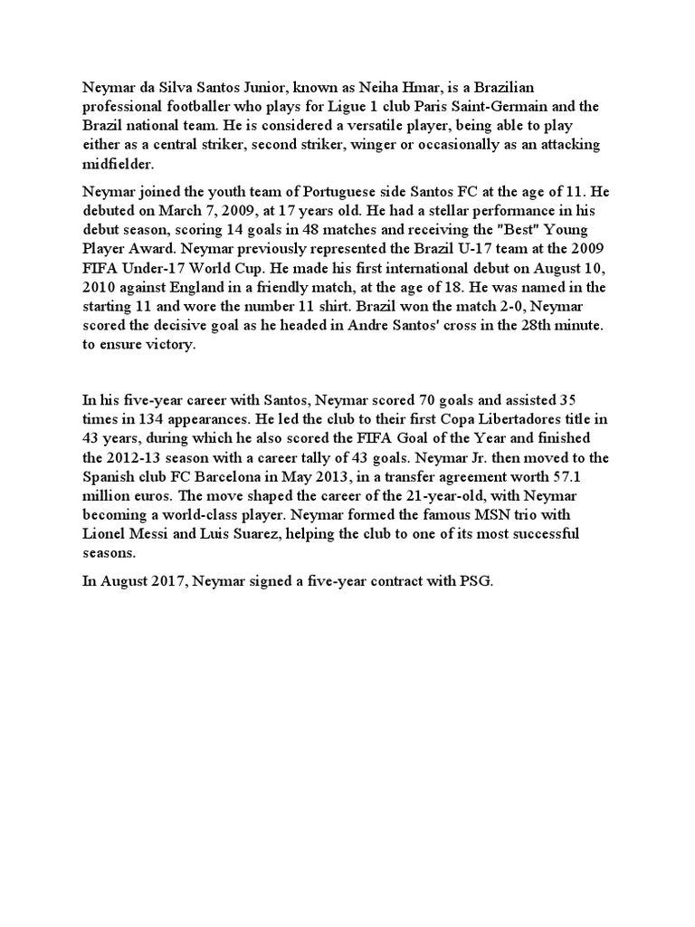 Neymar | PDF