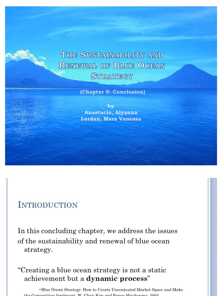 Blue Ocean Strategy Chapter Summaries | PDF | Competition | Business