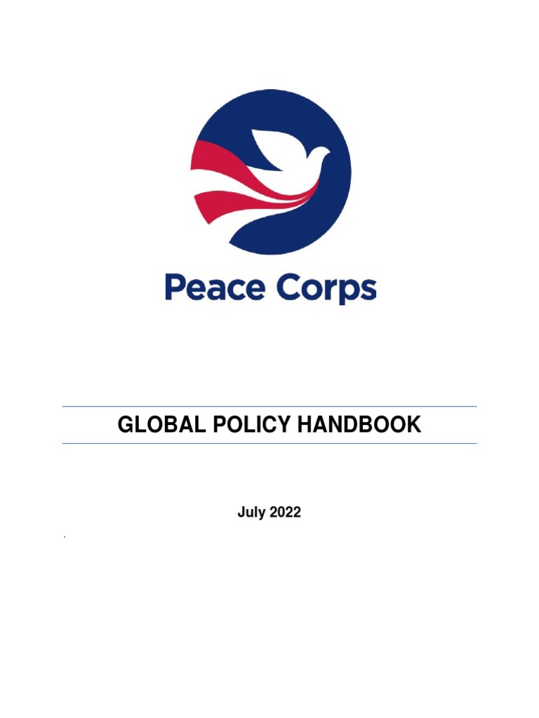 Peace Corps Volunteer Handbook 2022 | PDF | Oath Of Office | Peace Corps
