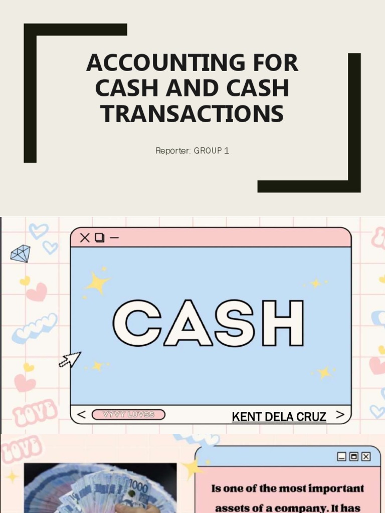 Accounting For Cash and Cash Transaction | PDF | Cheque | Debits And ...
