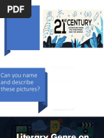 Literary Genre On Creative Multimedia Presentation | PDF | Multimedia | File Format