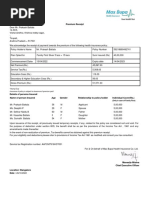 HDFC Life Renewal Premium Receipt | PDF | Life Insurance | Insurance
