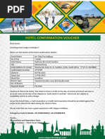 Hotel Booking Confirmation Email Template | PDF