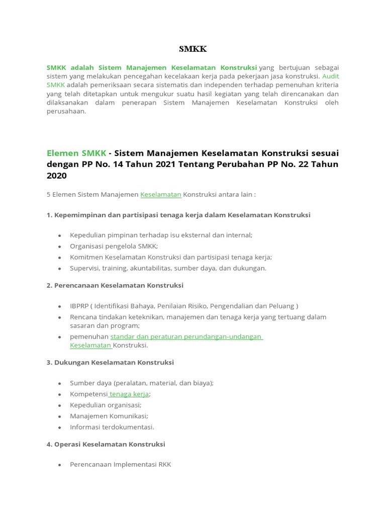 SMKK | PDF