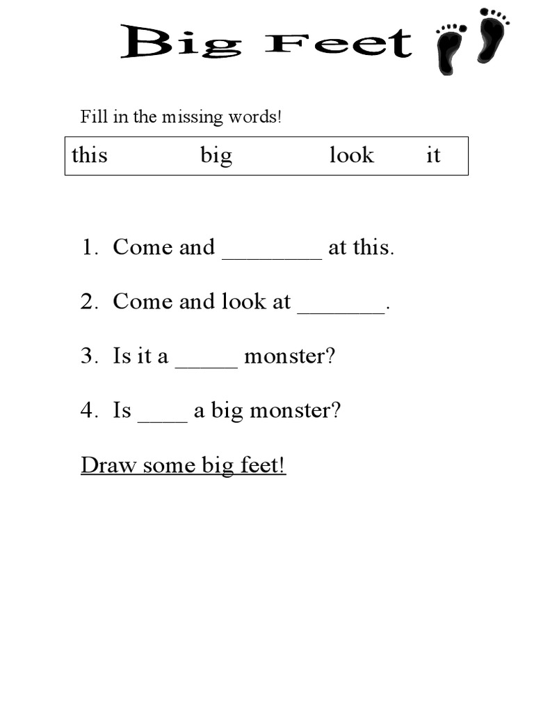 Big Feet 1 | PDF