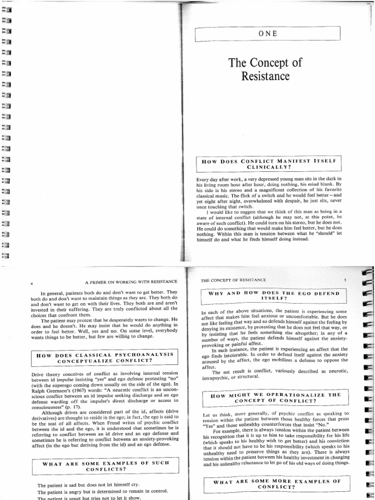 A Primer Working With Resistance - 1 - The Concept of Resistance | PDF