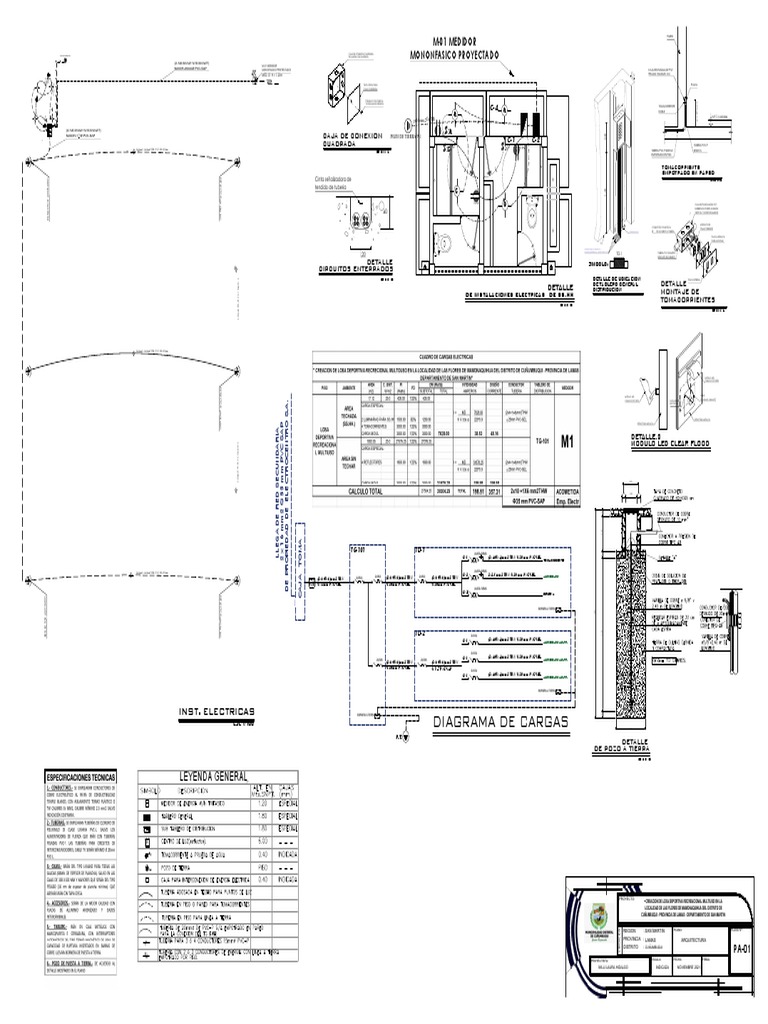 02.-PLANOS EN GENERAL (1) - LAMINAS - PDF 8 | Descargar gratis PDF | Materiales de construcción ...