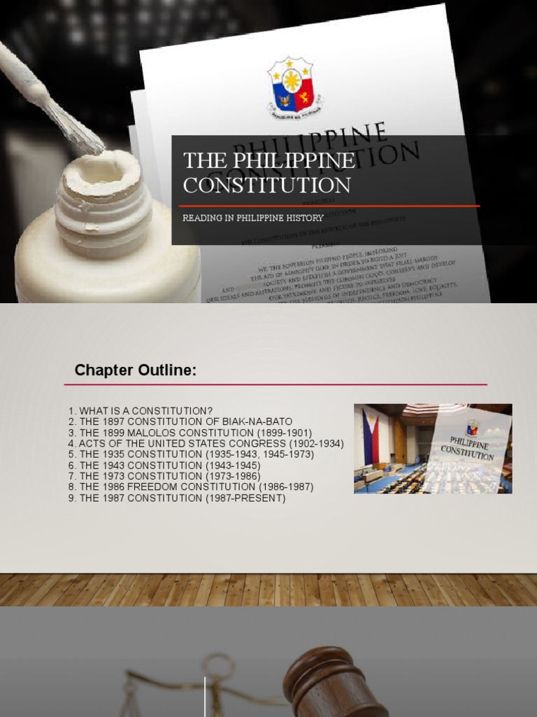 The Philippine Constitution | PDF | Philippines | Government