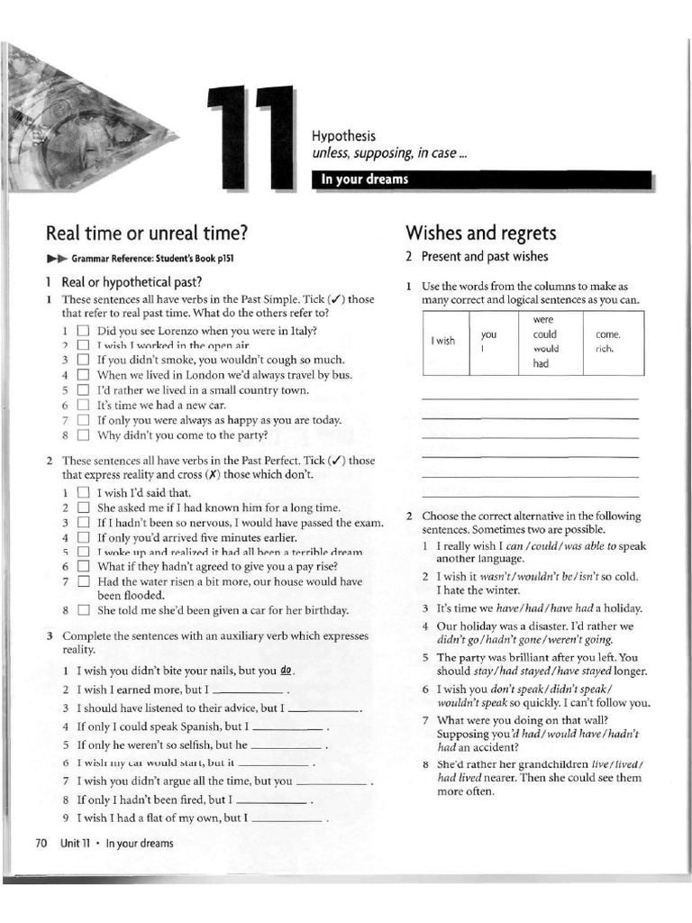 Third and All Conditionals - Headway B2 - WB - U11 | PDF