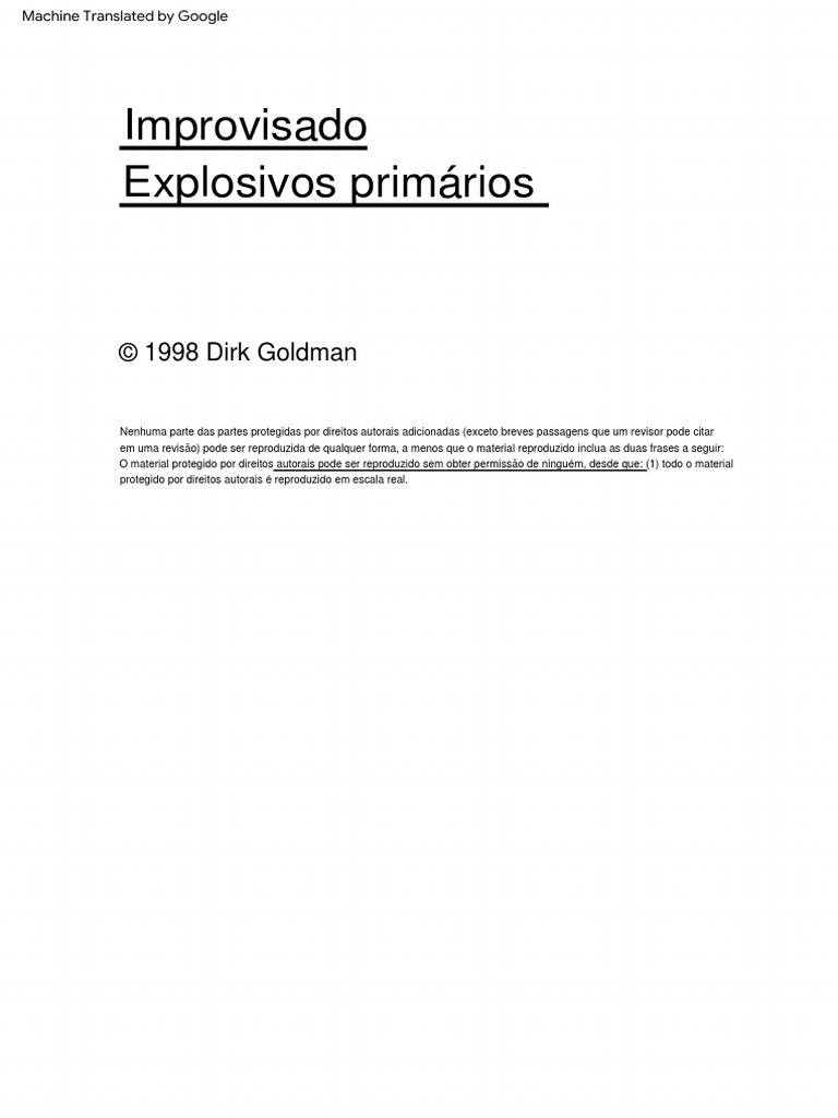 Explosivos Primarios | PDF | Ácido sulfúrico | Cloro