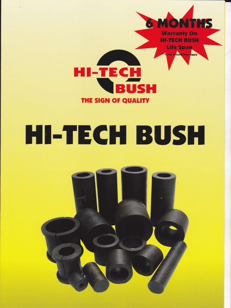 Hi-Tech Bush Specs | Download Free PDF | Strength Of Materials | Wear