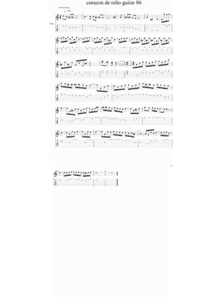 Corazon De Niño Cancion Pdf