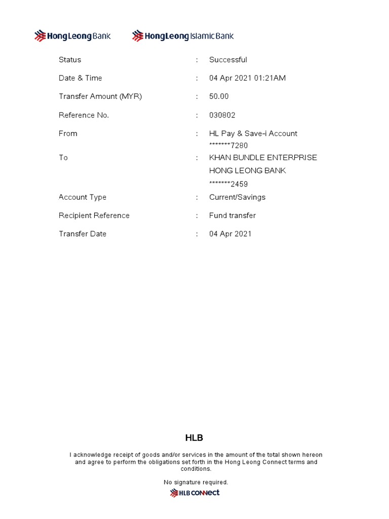 HLB Receipt 494933 | PDF