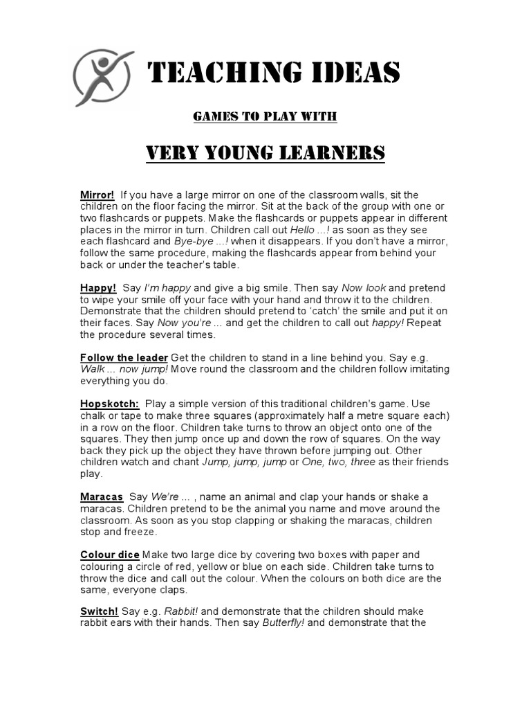 Games for Young Learners | PDF | Language Arts & Discipline