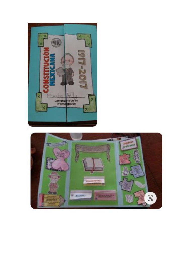 EJEMPLO LAPBOOK Constitución de 1917 | PDF