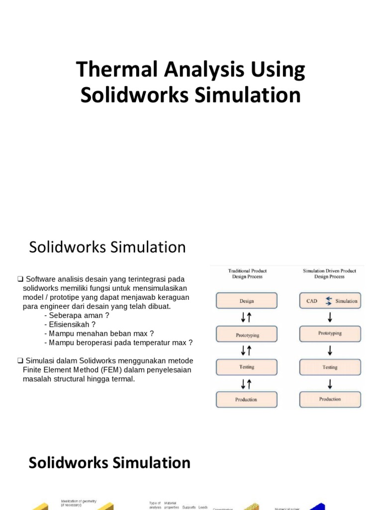 Simulasi Termal Solidworks | PDF