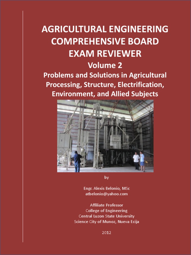 Comprehensive Review of Agricultural Engineering Concepts: Volume 2 ...