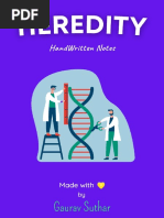 Heredity (Prashant Kirad) | PDF | Dominance (Genetics) | Heredity
