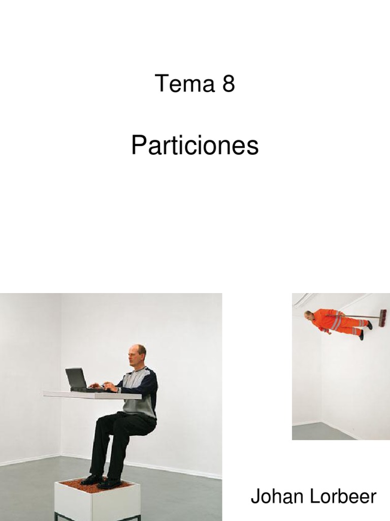 Tema 8 Particiones | PDF