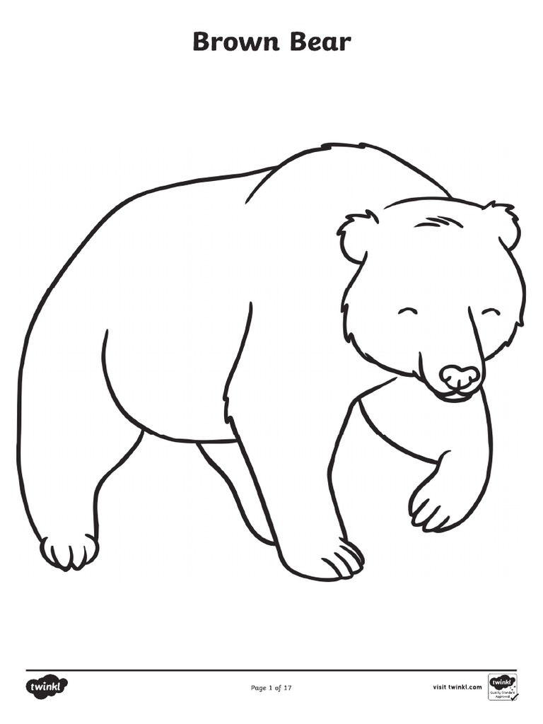 Brown Bear Brown Bear Colouring Sheets - Ver - 1 | PDF