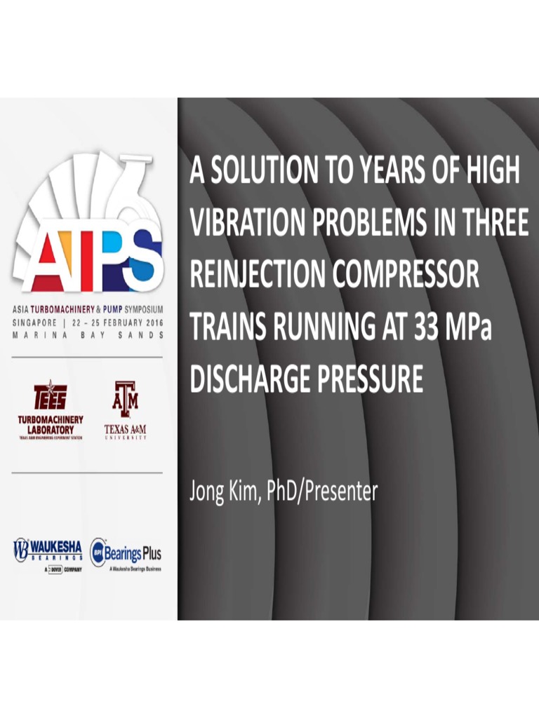 A Solution To Years of High Vibration Problems Waukesha | PDF | Bearing ...