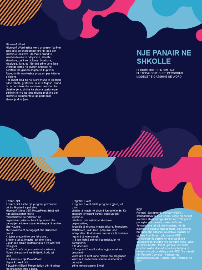 Nje Panair Ne Shkolle | PDF