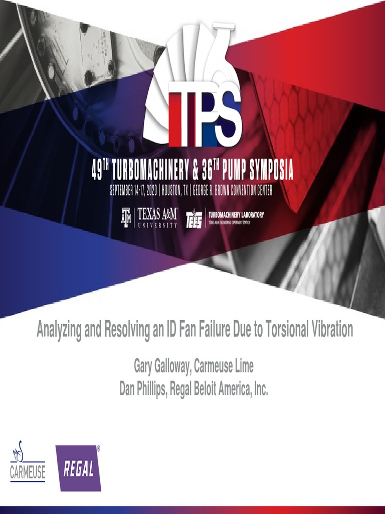 Analyzing and Resolving An ID Fan Failure Due To Torsional Vibration ...