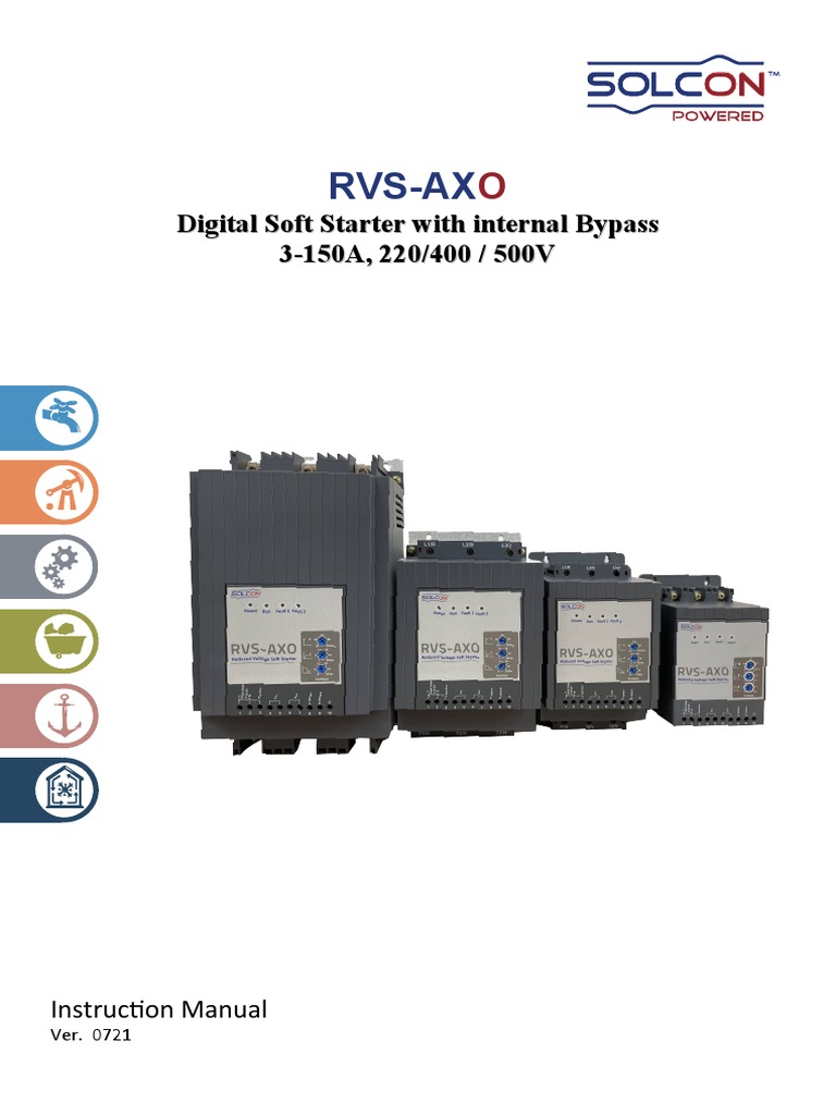 Solcon RVS-AXO Manual | PDF | Bit | Electric Motor
