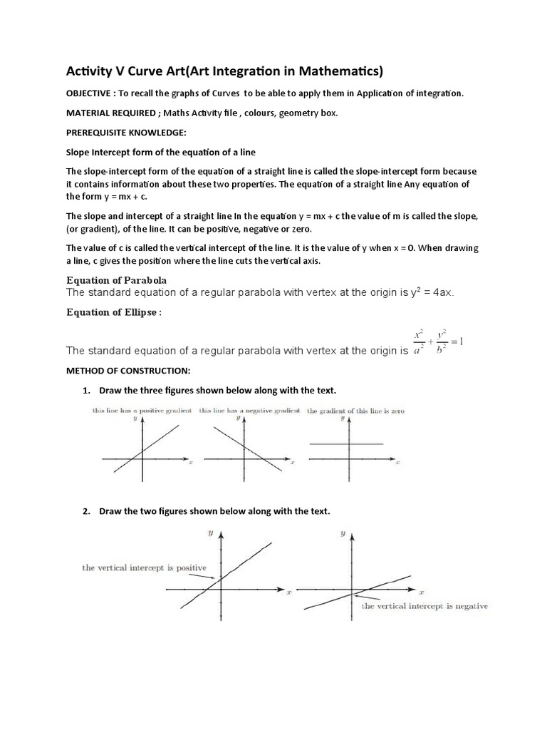 Activity V Curve Art | PDF