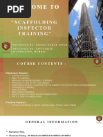 Basic Scaffolding Training | PDF | Scaffolding