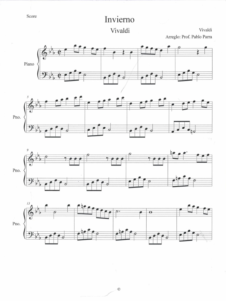 Invierno Vivaldi | PDF